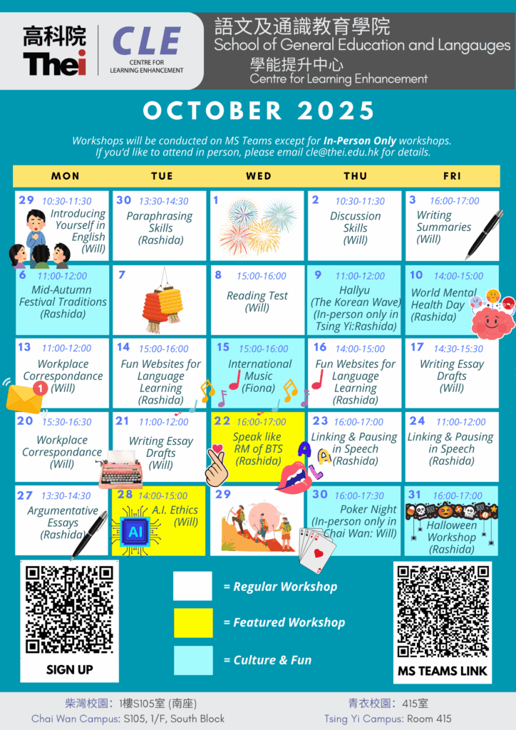 Centre for Learning Enhancement (CLE) - Technological and Higher ...